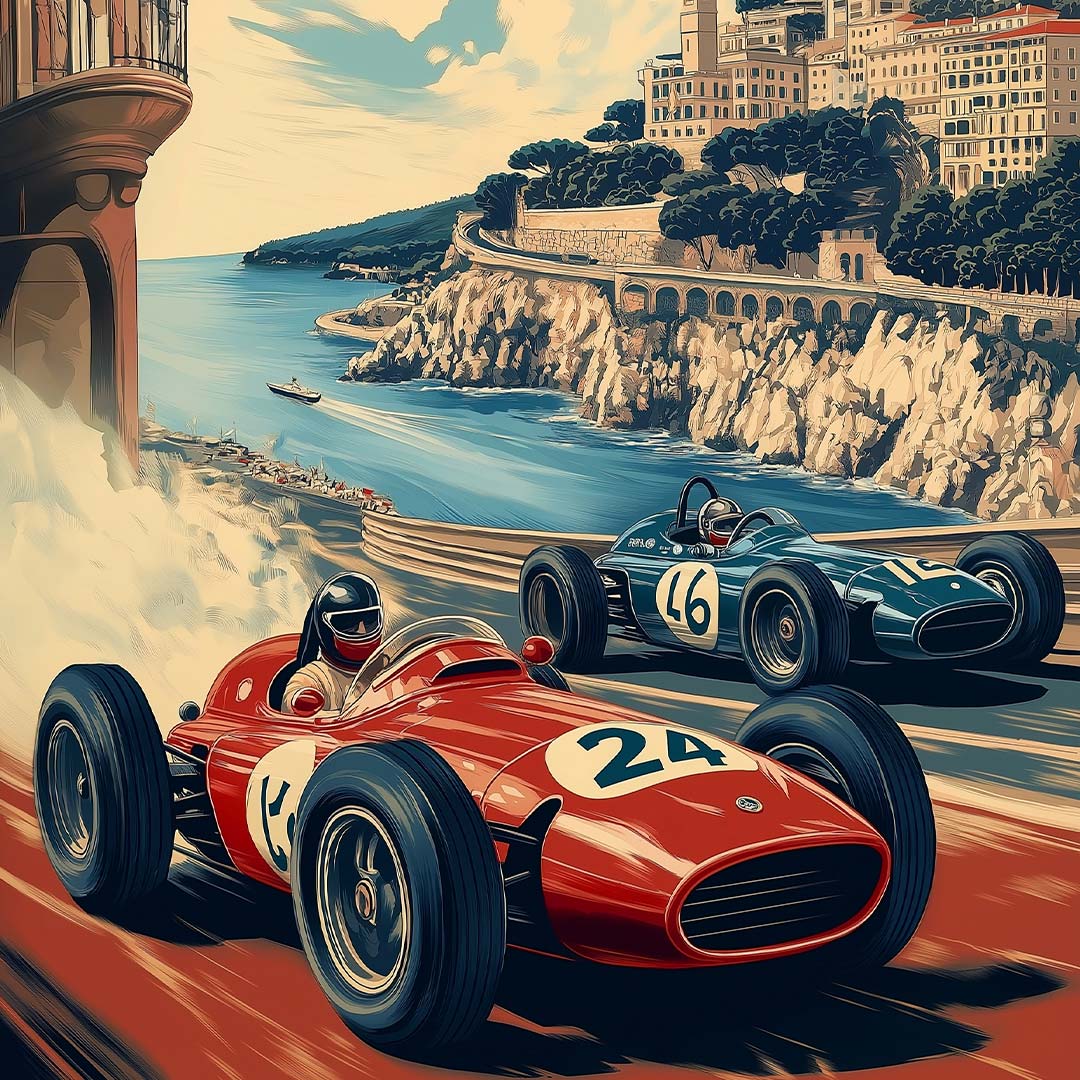 Vintage Race Posters | Iconic Motorsport Posters for True Enthusiasts ...